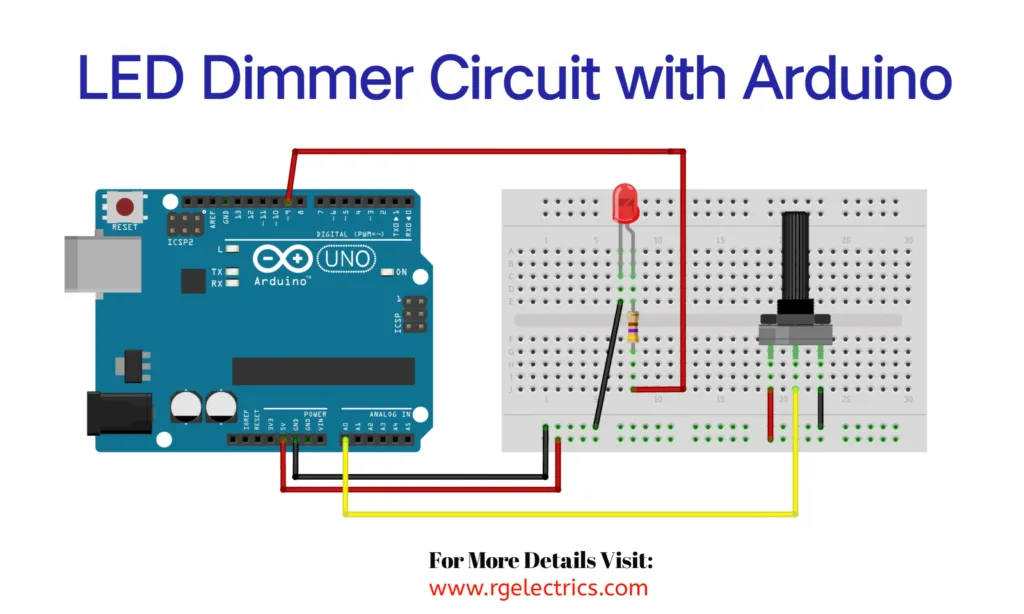 LED Dimmer Circuti Using Arduino — RG Electrics