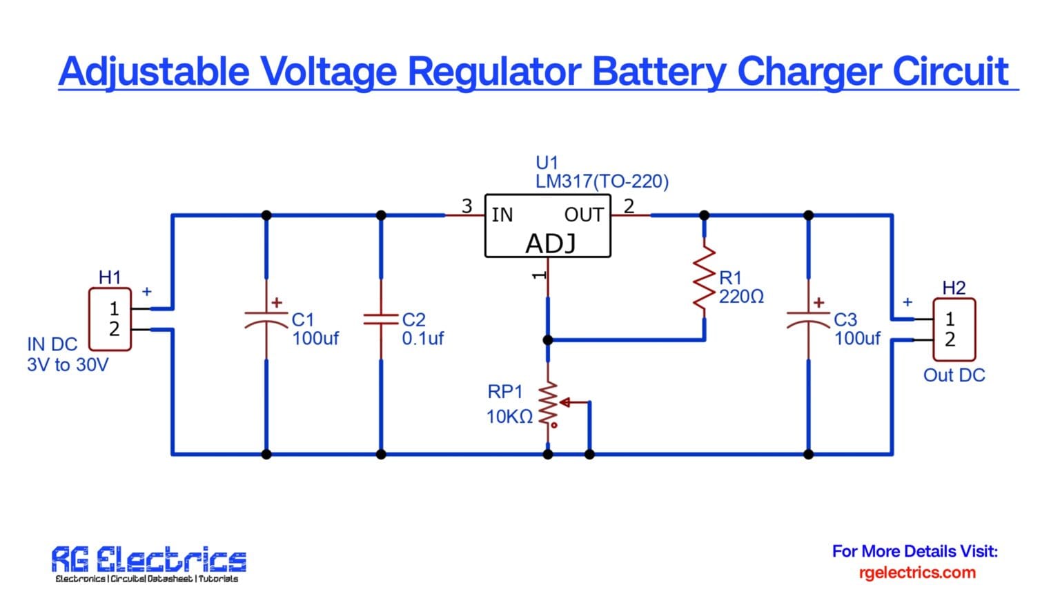 Simple Audio Amplifier Circuit using IRFZ44n — RG Electrics