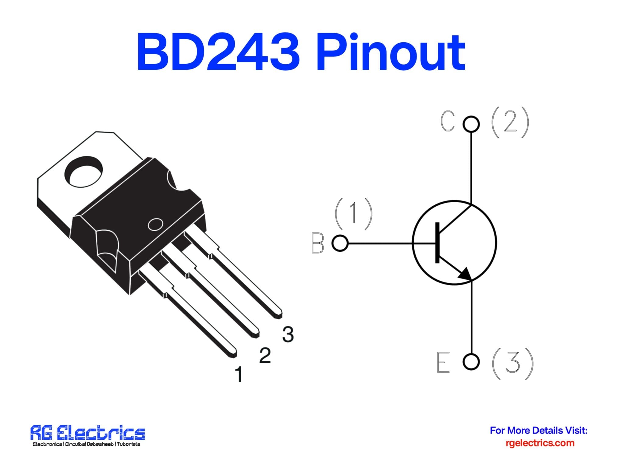 Mini Tesla Coil Using BD243 Transistor – Circuit & Working Explained ...