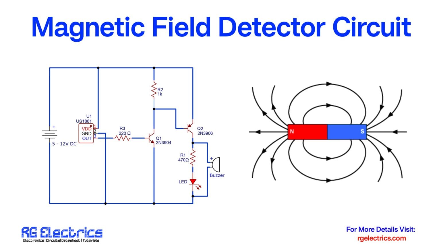 Simple Audio Amplifier Circuit using IRFZ44n — RG Electrics