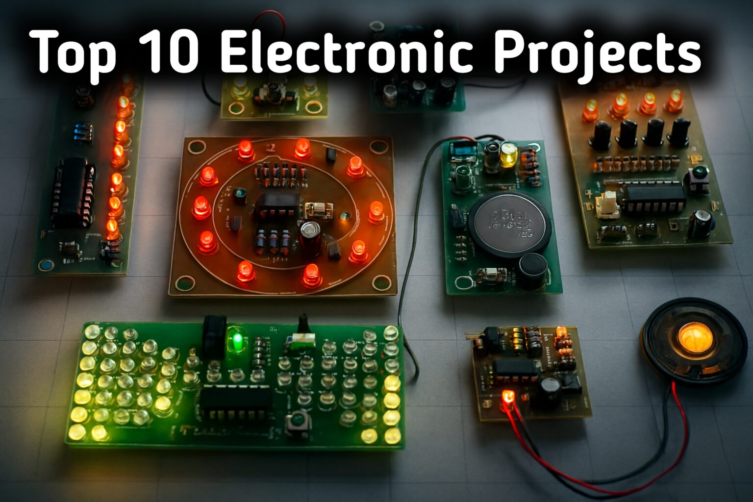 Simple Sequential LED Chaser Circuit using NE555 and BC547 — RG Electrics