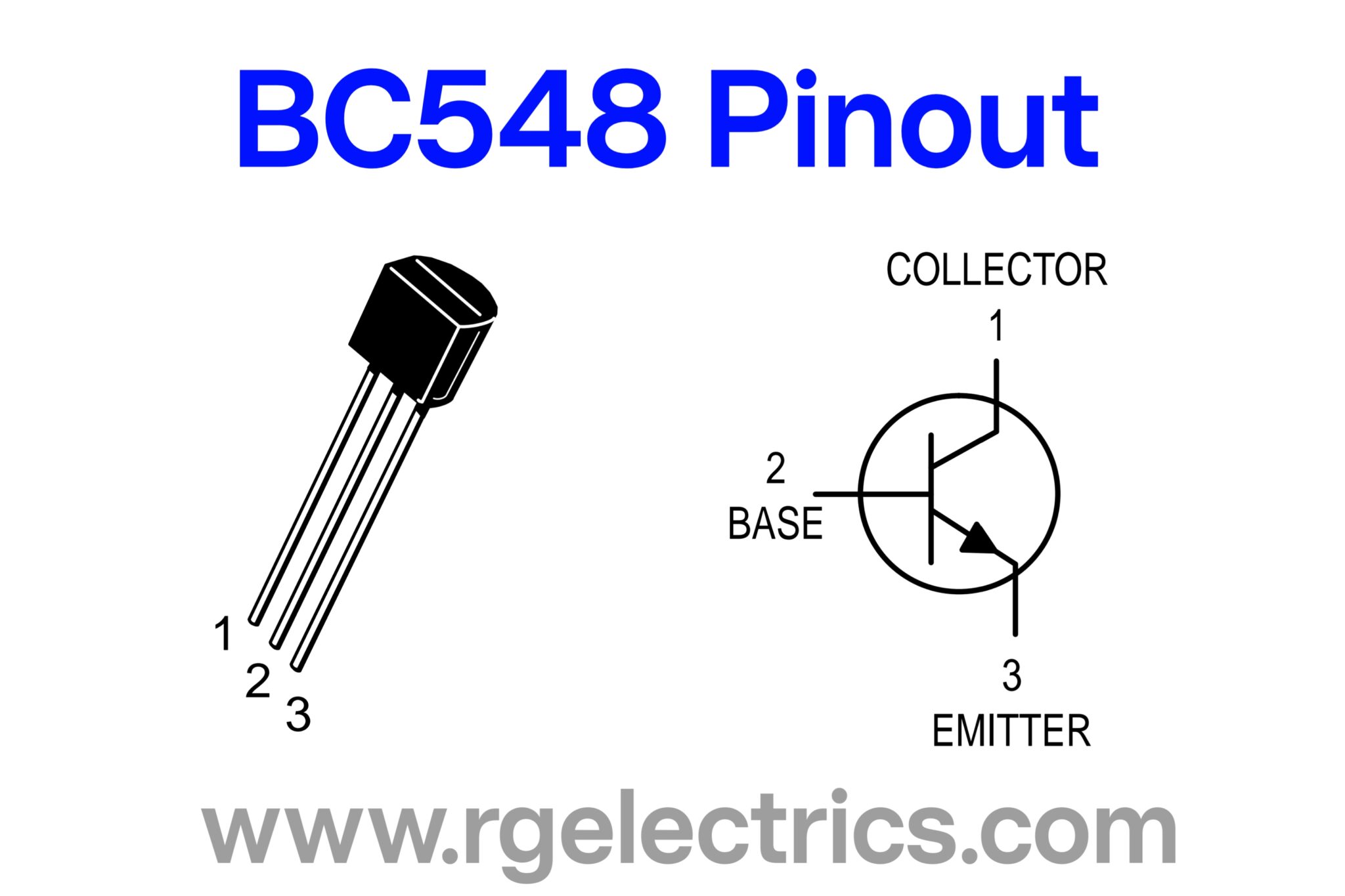 BC548 Transistor: Pinout, Features, Equivalent, and Applications ...